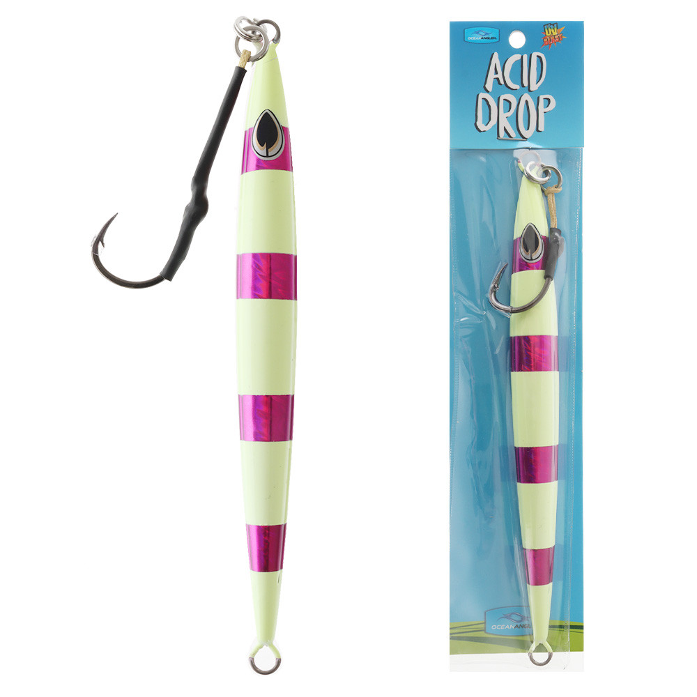 Buy Ocean Angler Acid Drop Jig 160g Purple online at Marine-Deals.com.au