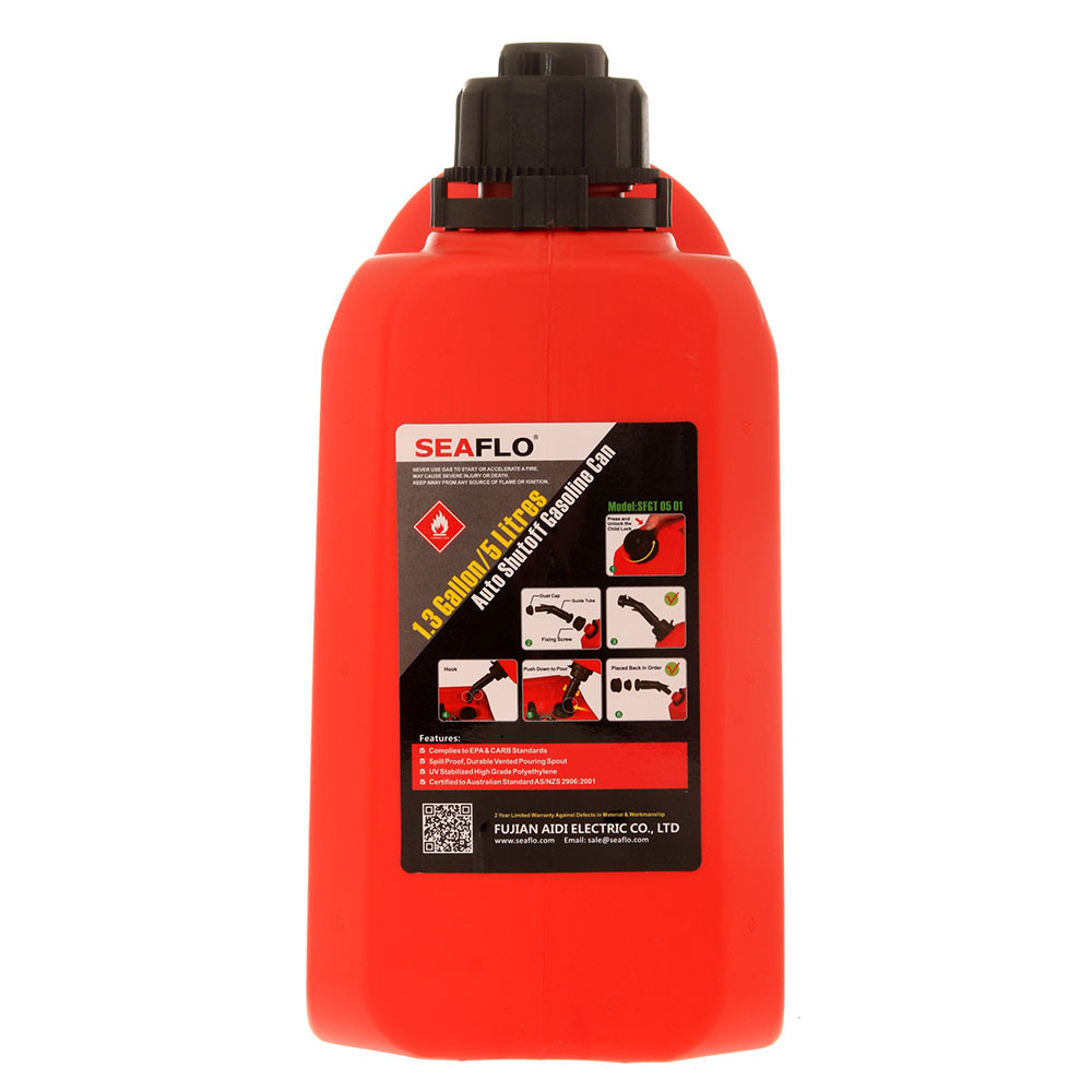 Buy Seaflo Auto Shut-Off Fuel Tank 5L online at Marine-Deals.com.au