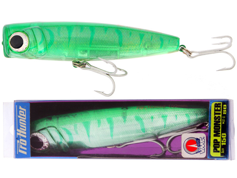 Buy Pro Hunter Pop Monster Popper 150mm Aurora Green online at Marine ...