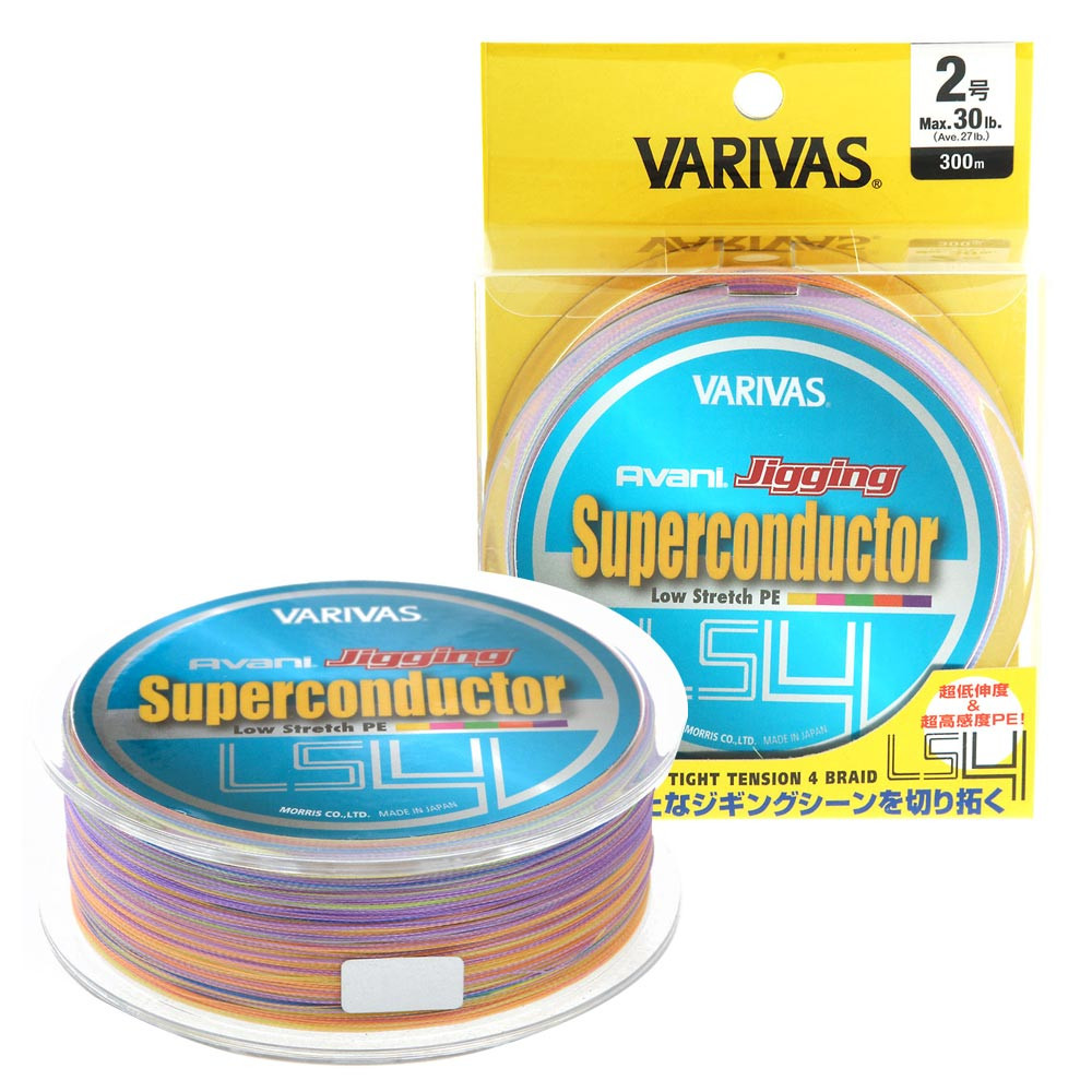 Buy Varivas Avani Jigging Superconductor LS4PE Multi-Colour Braid 300m PE2.0 online at Marine ...