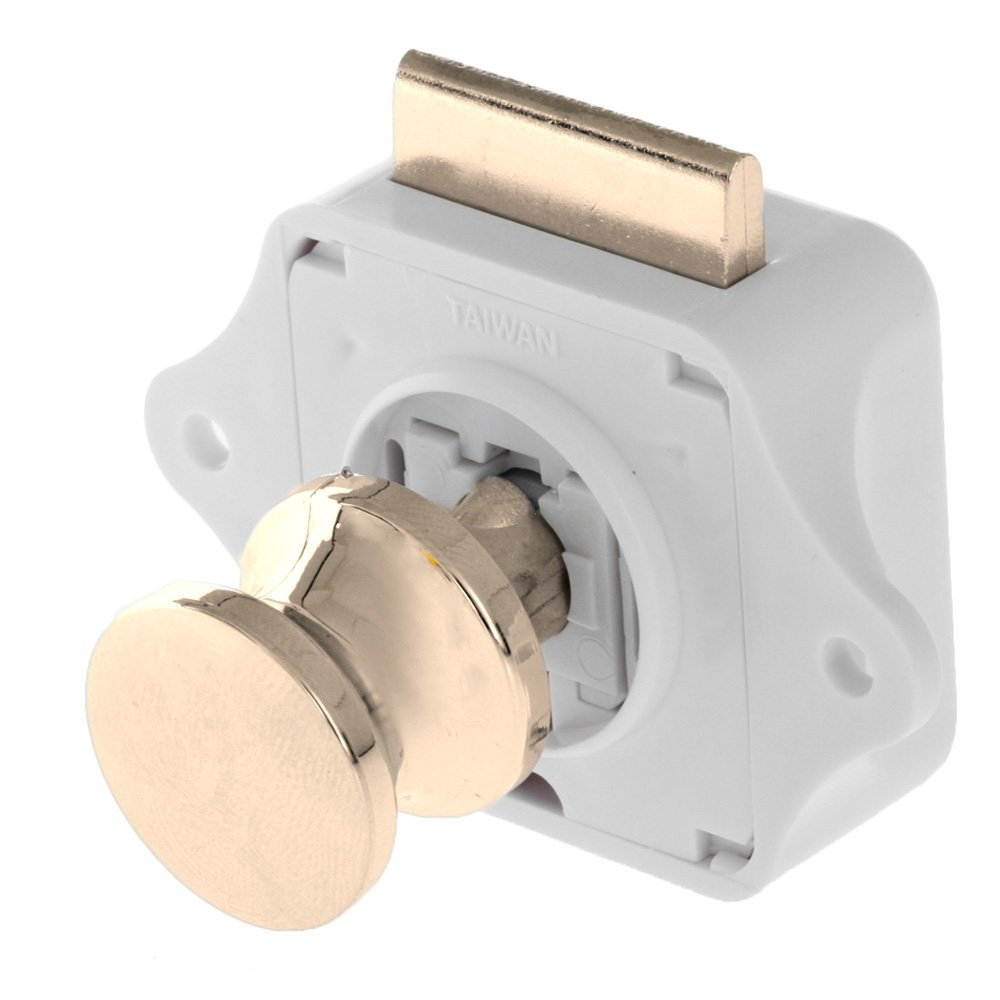 Push Button Cabinet Door Latch Gold - Windows, Doors & Lockers - RV ...