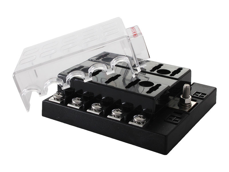 Buy 10-Way Quick Connect Terminal Blade Fuse Box online at Marine-Deals ...