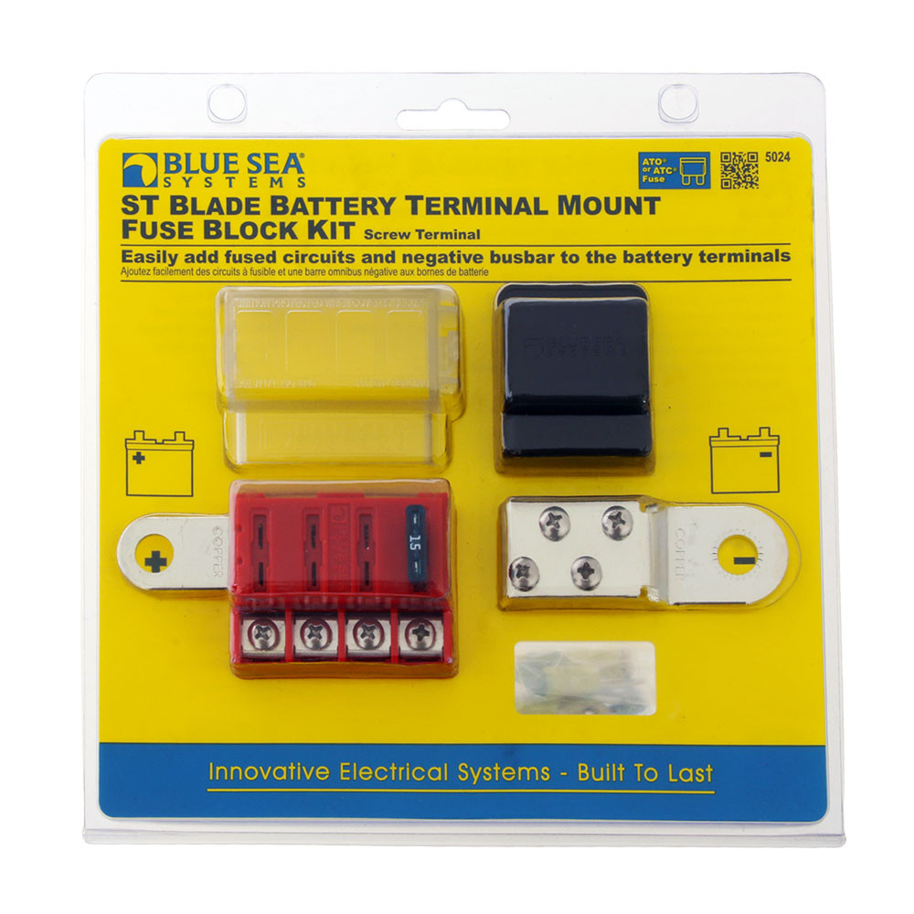 Buy Blue Sea ST Blade Battery Terminal Mount Fuse Block Kit online at ...