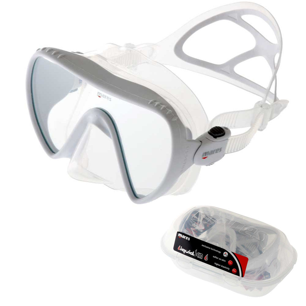 Buy Mares Essence Liquidskin Adult Dive Mask Clear/White online at ...