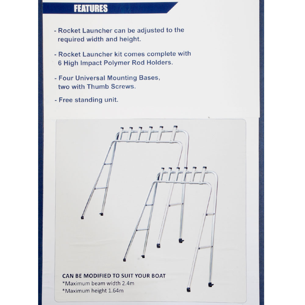 Buy Oceansouth Aluminium Rocket Launcher online at Marine-Deals.com.au