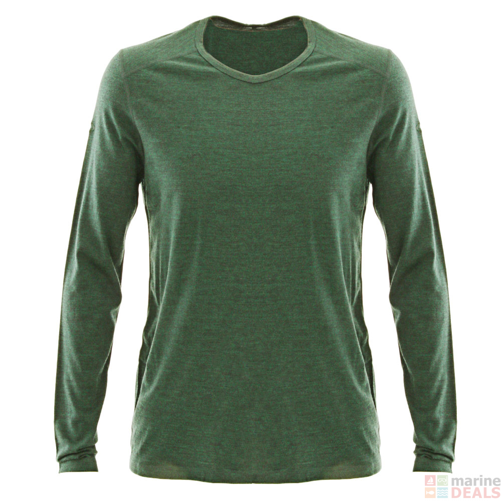 Buy Icebreaker Mens Merino 200 Oasis Ls Crewe Imperial Heather M Online