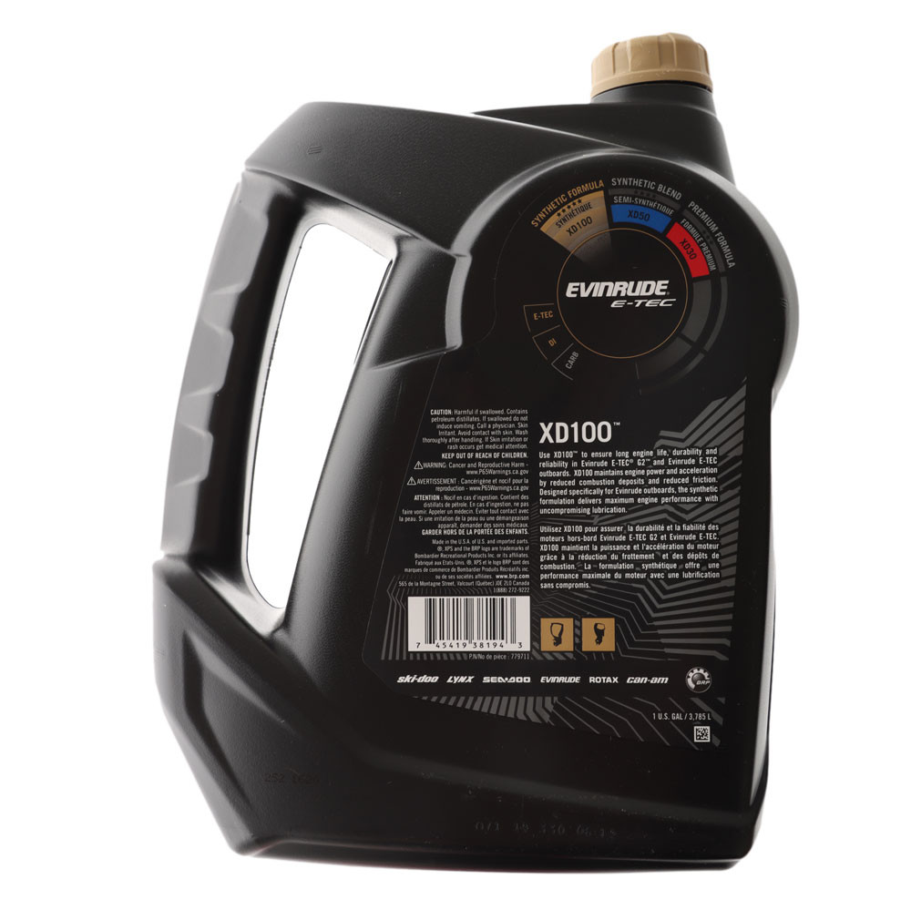 Buy XPS E-TEC XD100 Direct Injection Outboard Oil 3.78L online at ...