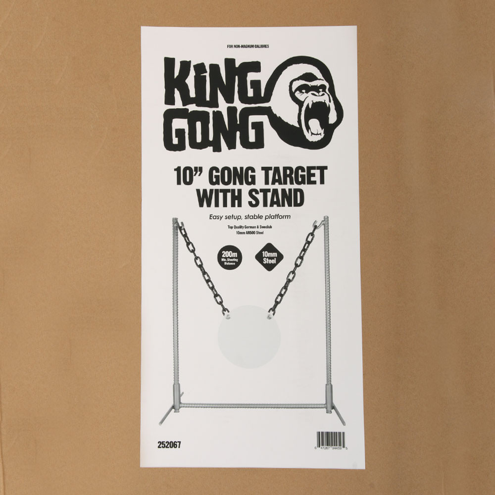 Buy King Gong Steel Gong Target and Stand Set 254mm online at Marine ...