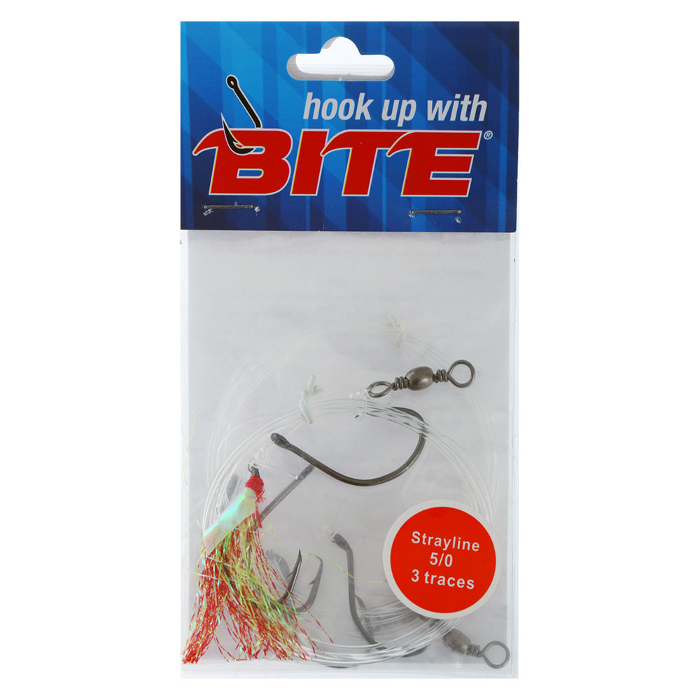 Buy Bite 3-Trace Strayline Rig 5/0 online at Marine-Deals.com.au