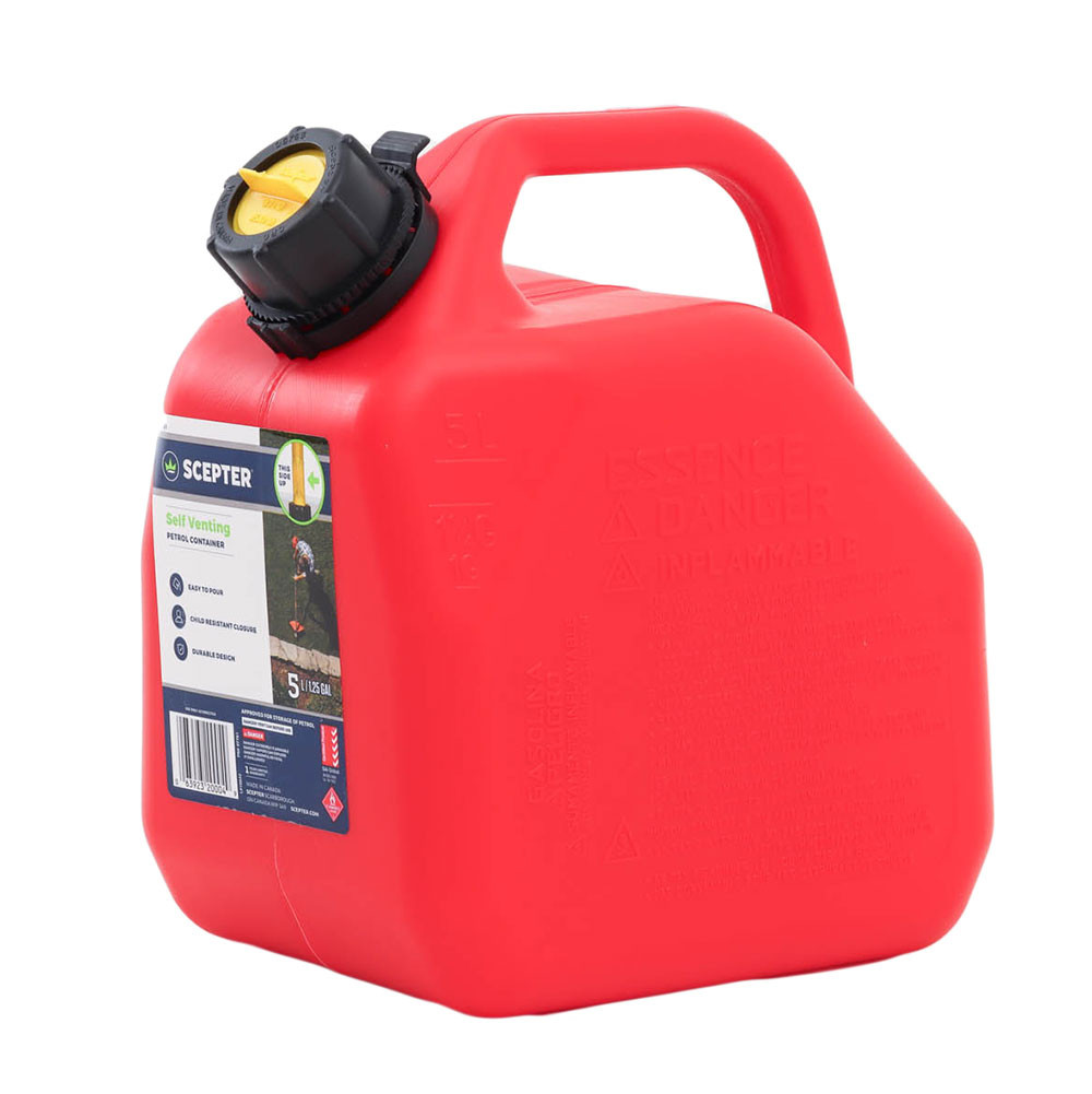 Buy Scepter Red Petrol Can Squat Style Jerry Can 5L online at Marine ...