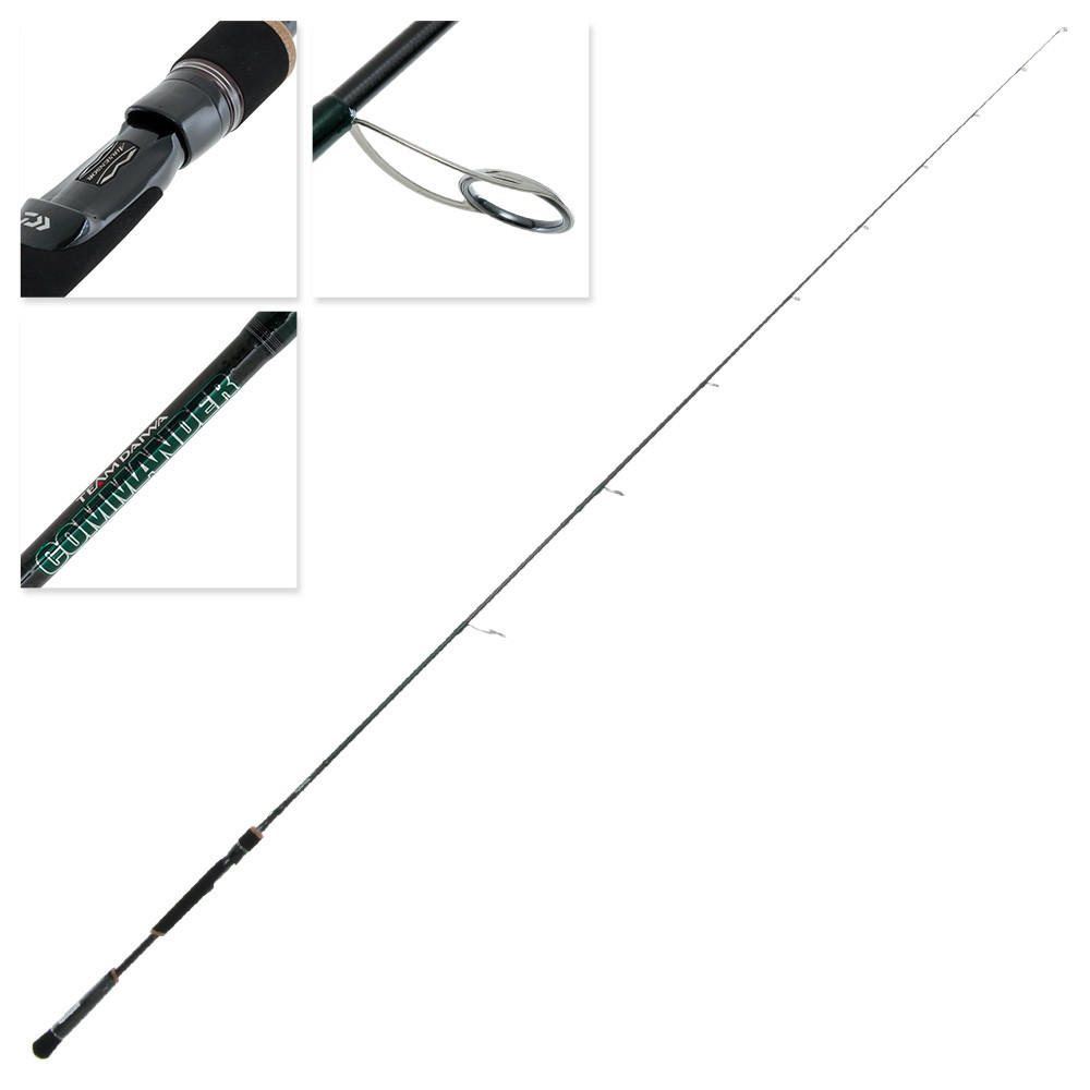 Buy Daiwa TD Commander 7102MHFS Spinning Rod 7ft 10in 4-8kg 2pc online ...