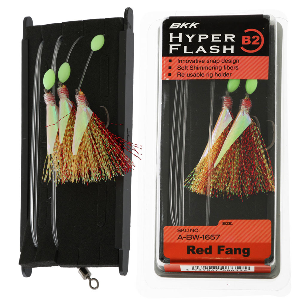 Buy BKK Hyper Flash Flasher Rig B2 Red Fang online at Marine-Deals.com.au
