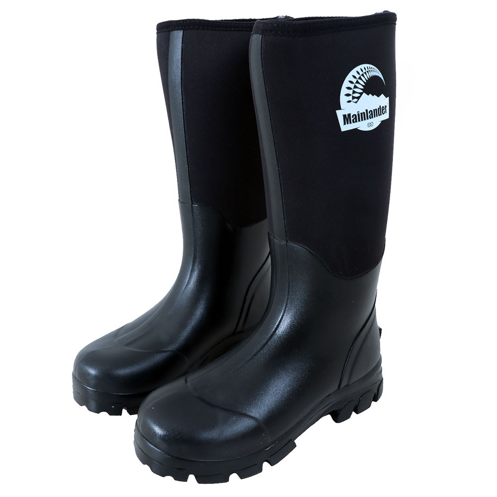 Mainlander Lifestyle Neoprene Gumboots Black - Boots - Shoes & Footwear ...
