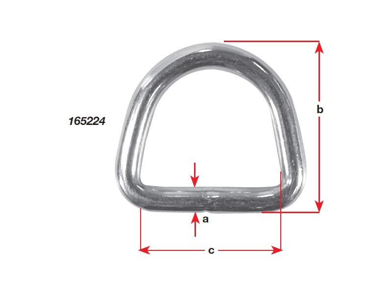 Buy Stainless Steel D Ring online at Marine-Deals.com.au