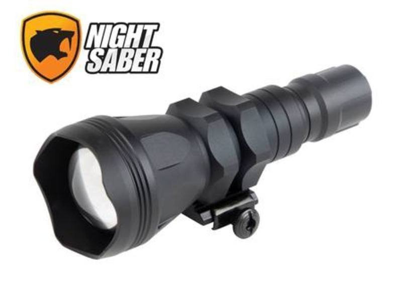Night Saber Led Infrared Rechargeable Torch 458 Lumens - Spotlights ...