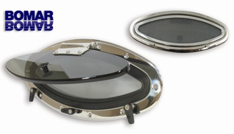 Buy Jim Black Elliptical Opening Portlight - Stainless Steel Trim ...