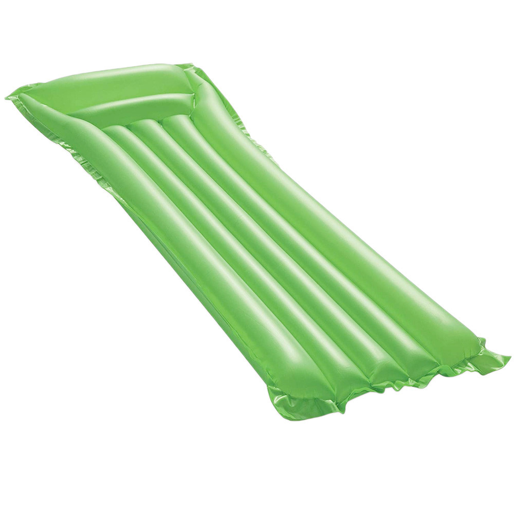 Buy Bestway Shimmering Inflatable Lilo Pool Float 183 x 69cm Green ...