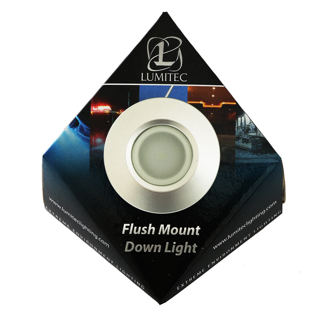 Buy Lumitec Orbit LED Flush Mount Down Light Brushed Finish White 160lm ...