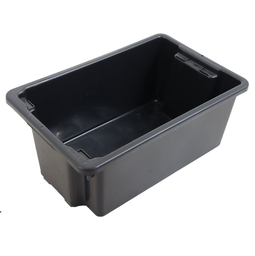 Buy Richmond Stackable Storage Bin 52L Black online at Marine-Deals.com.au