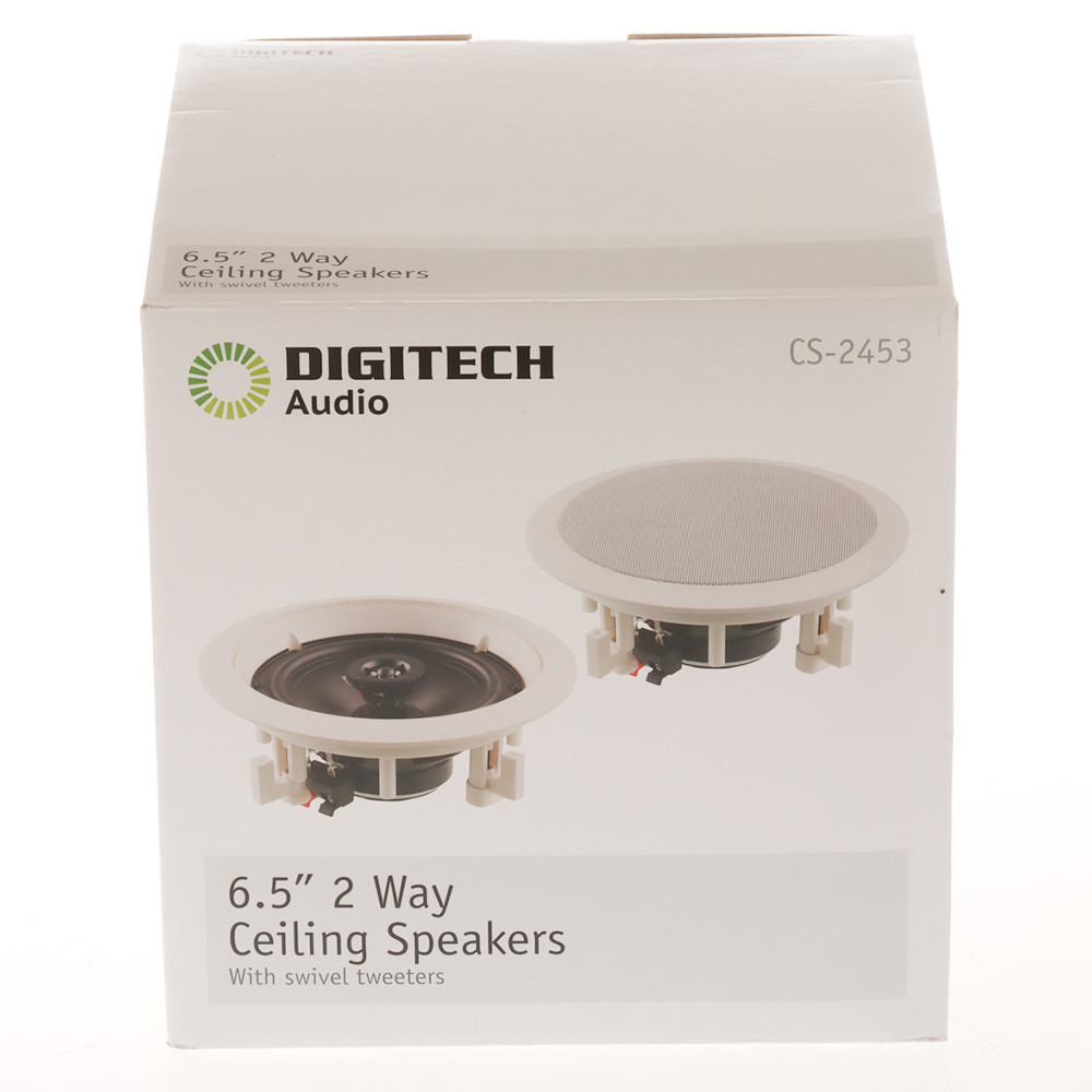 Buy Digitech 2-Way In-Ceiling Speaker 6.5in 40W with Swivel Tweeter ...