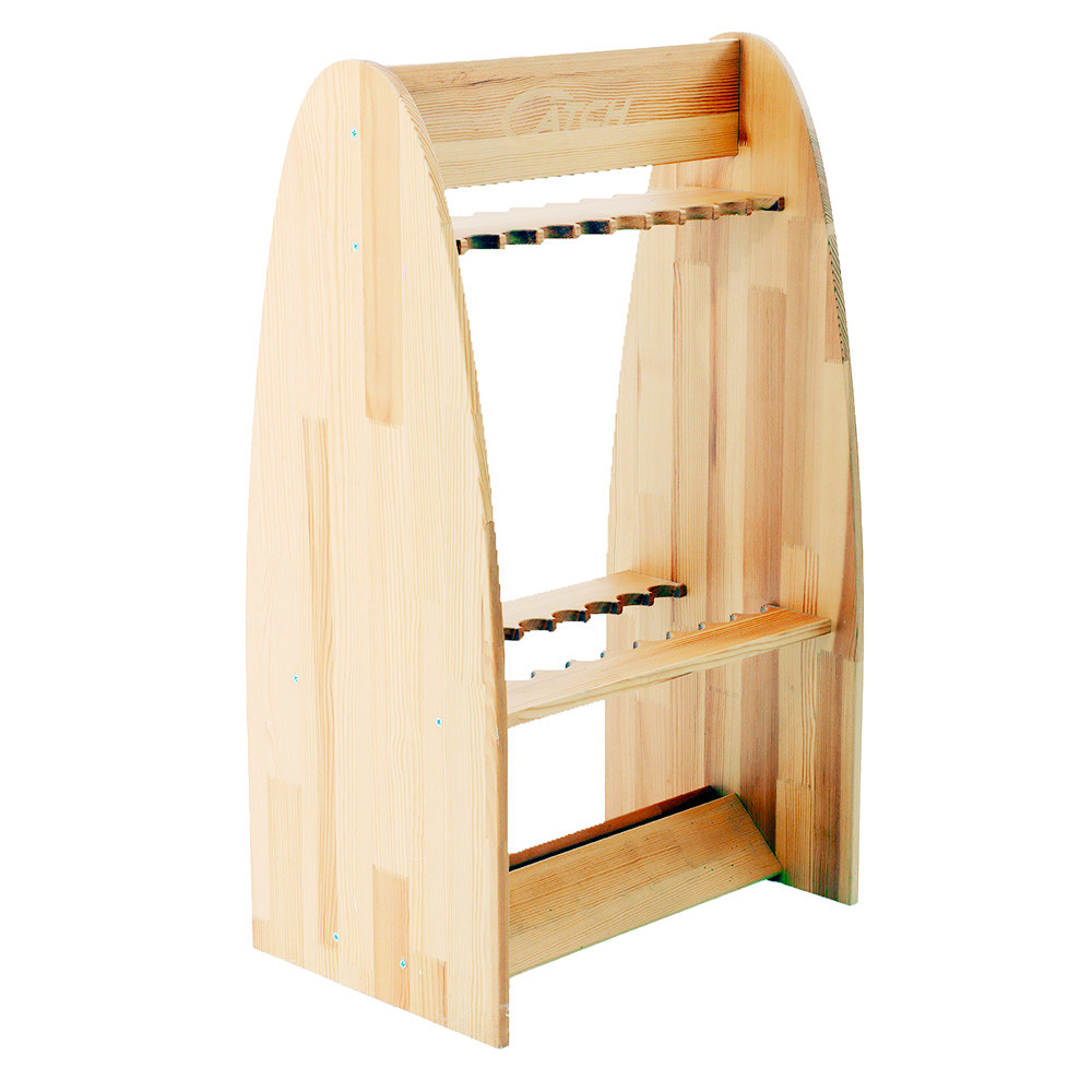 Catch Deluxe Pine Standing 20 Rod Rack - Rod Racks - Rod Holders ...