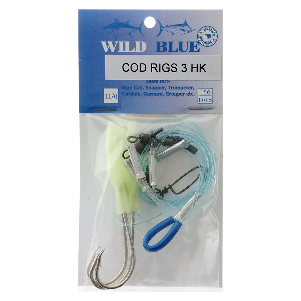 Buy Wild Blue Tackle 3-Hook Cod Rig 12/0 Green online at Marine-Deals ...
