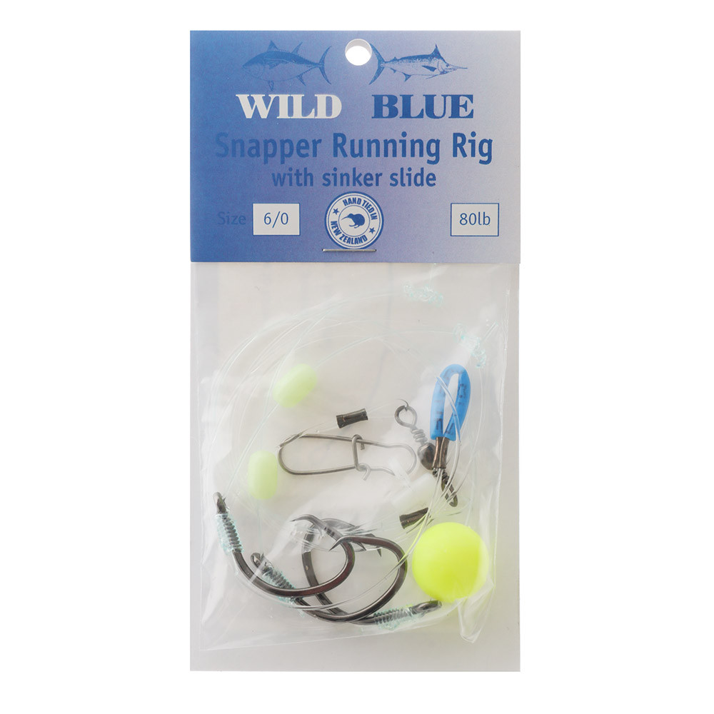 Buy Wild Blue Tackle Snapper Running Rig 6/0 online at Marine-Deals.com.au
