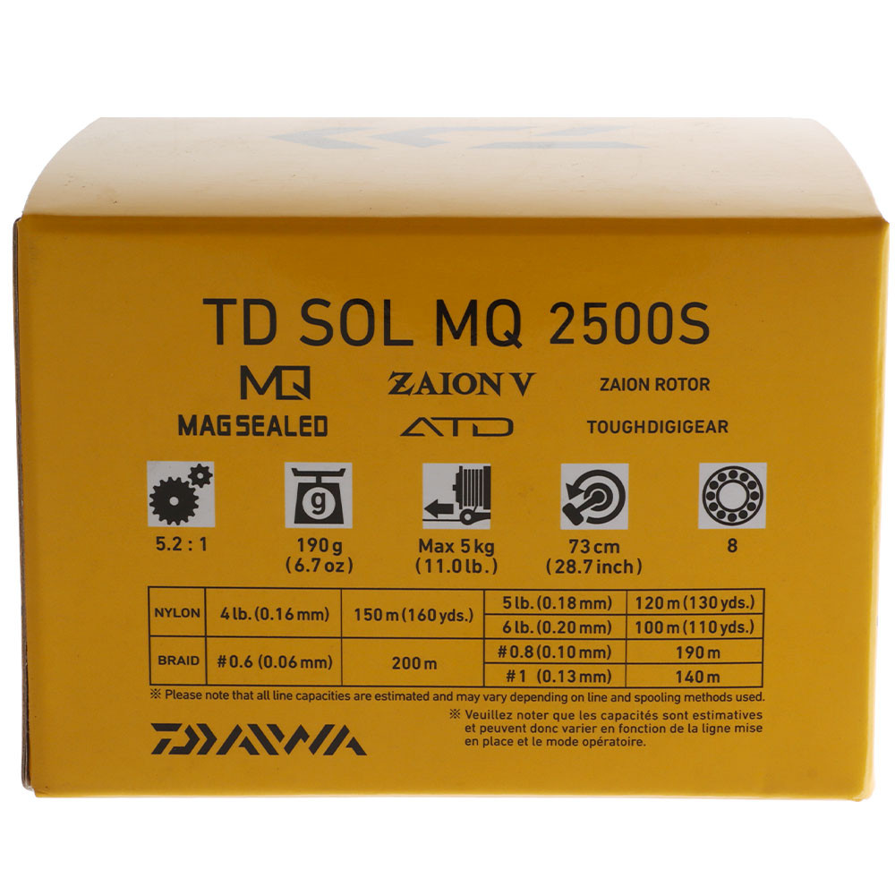 Daiwa 21 TD Sol MQ 2500S Spinning Reel - Spinning Reels - Reels - Fishing