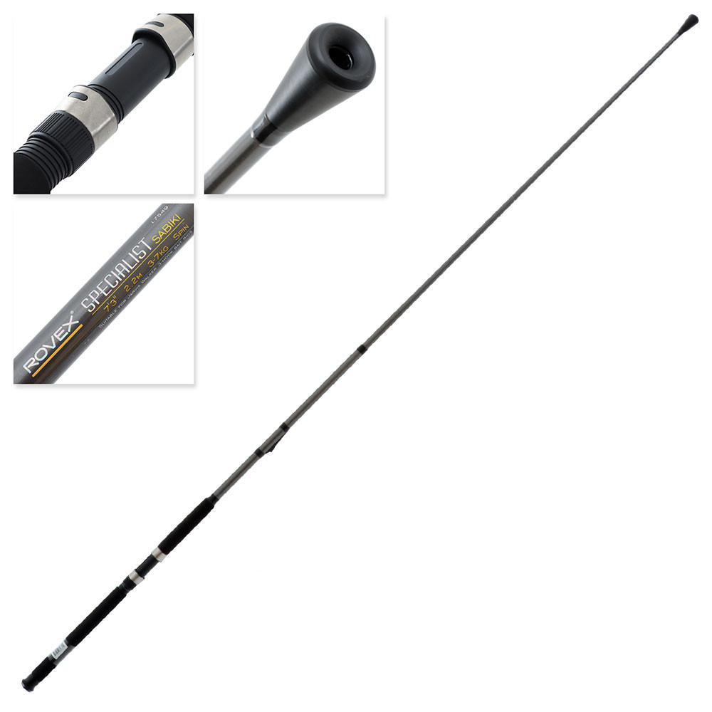 Buy Rovex Specialist Sabiki Spin Rod 7ft 3in 3-7kg 2pc online at Marine ...