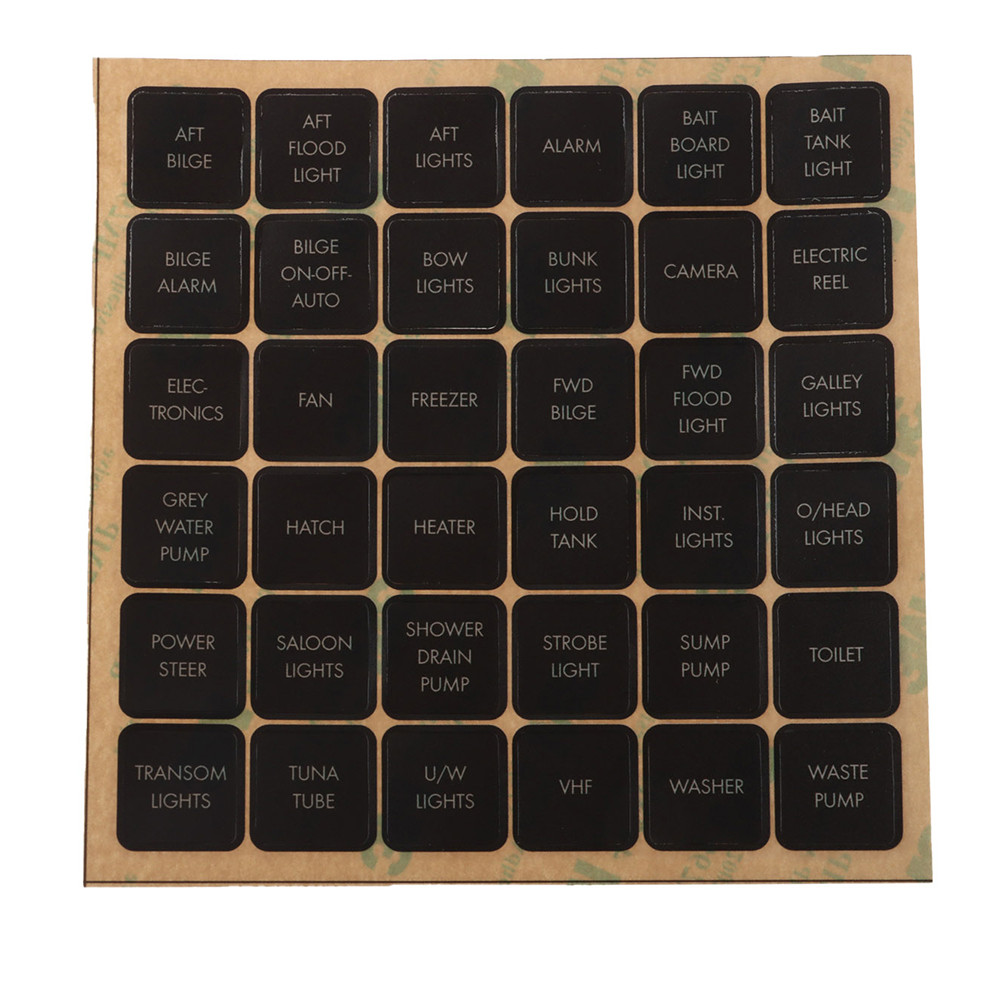 Buy Connex Marine Switch Panel Sticker Labels Set 2 online at Marine ...