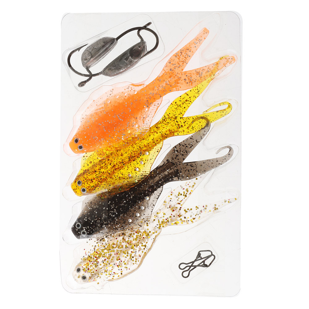 Glowbite Dragster Flounder Soft Bait Kit - Packs - Soft Bait - Fishing