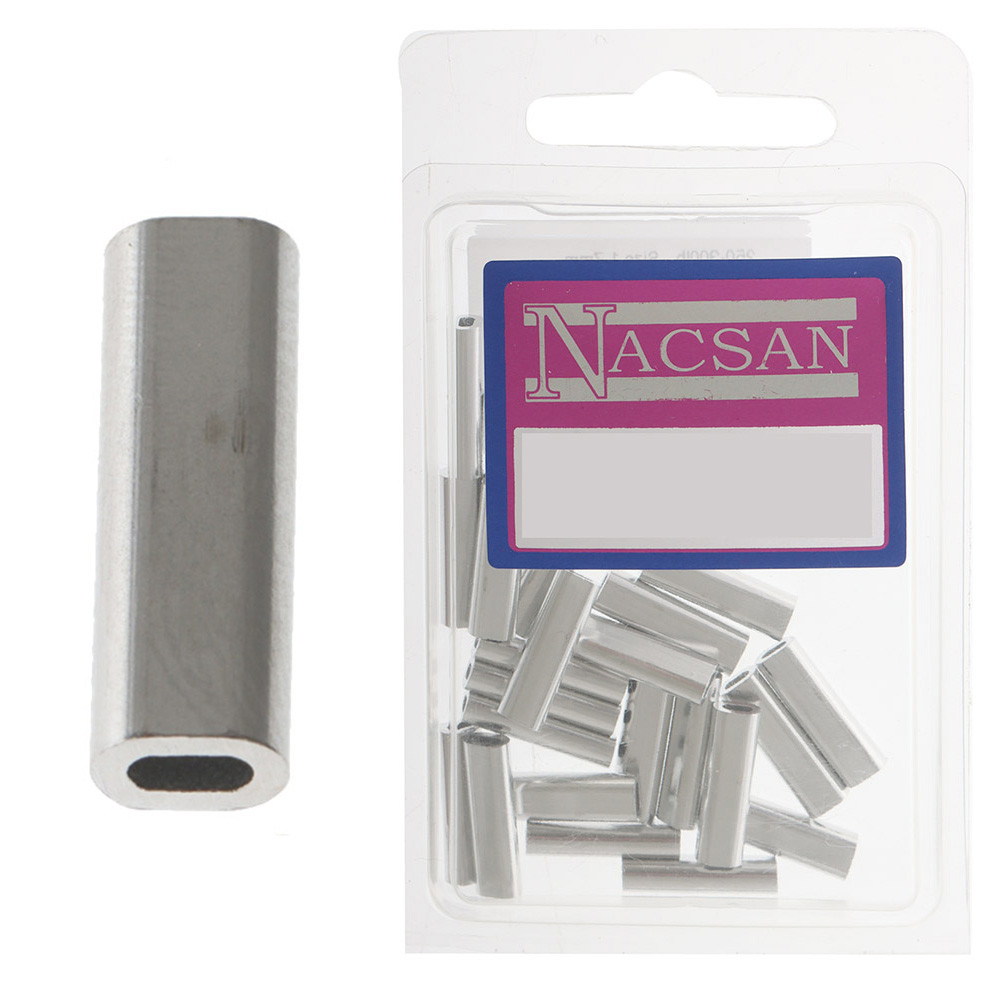 Buy Nacsan Alloy Oval Crimp Sleeves online at Marine-Deals.com.au