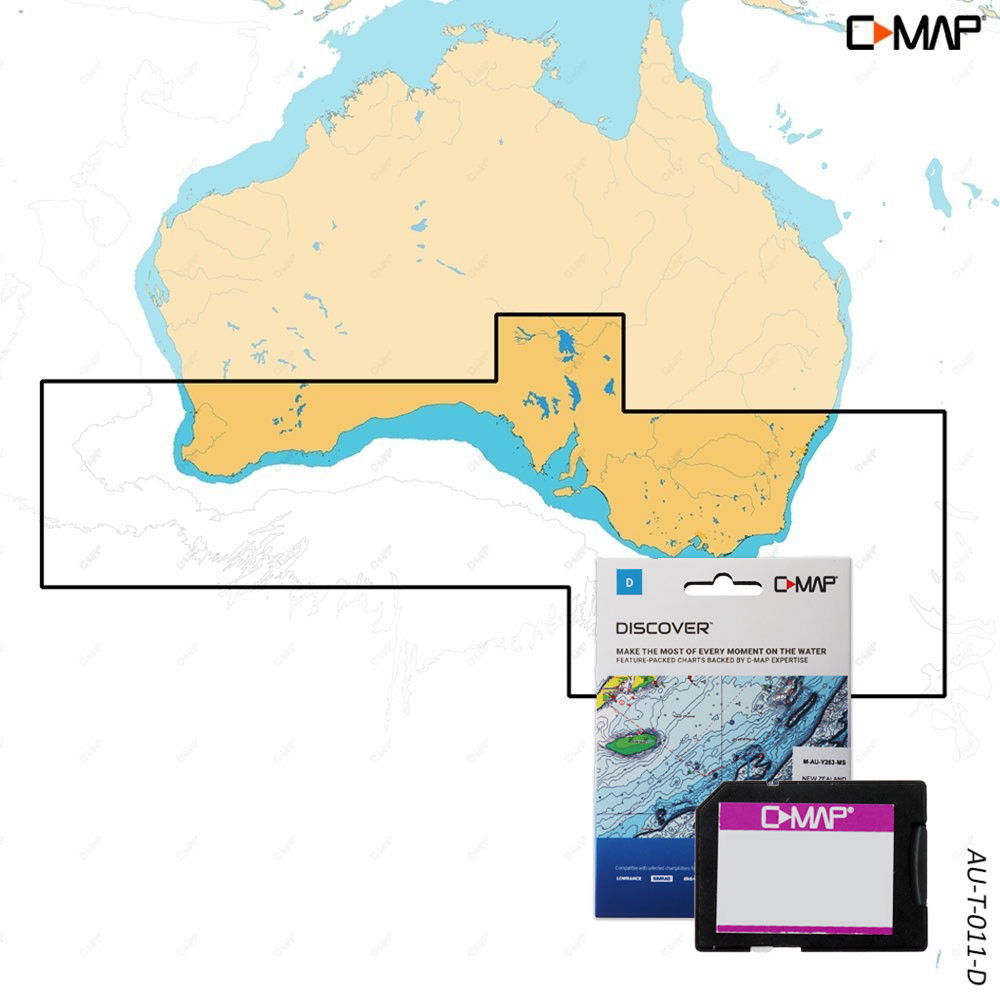Buy C-MAP DISCOVER X AU-T-011-D-MS Chart Card Cervantes to Seal Rocks ...