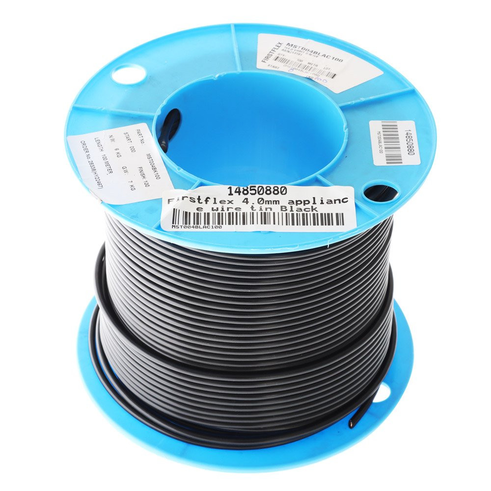 Buy Firstflex Tinned Copper Marine Cable Wire Black 4.0mm - Per Metre ...