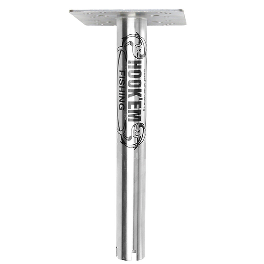 Buy Hook'em Stainless Downrigger Mount Base Heavy Duty Vertical online ...