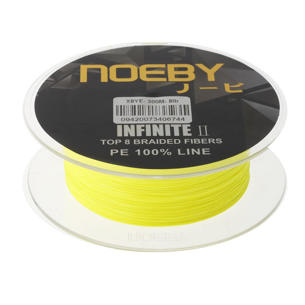 Buy NOEBY Infinite II X8 PE Braid Yellow 300m 8lb online at Marine ...