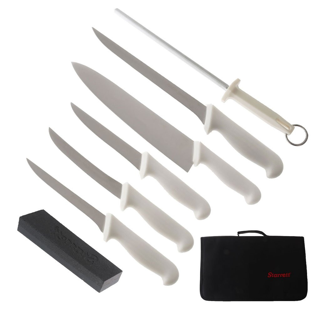 Buy Starrett 8-Piece Professional Hunting and Fishing Knife Set online ...