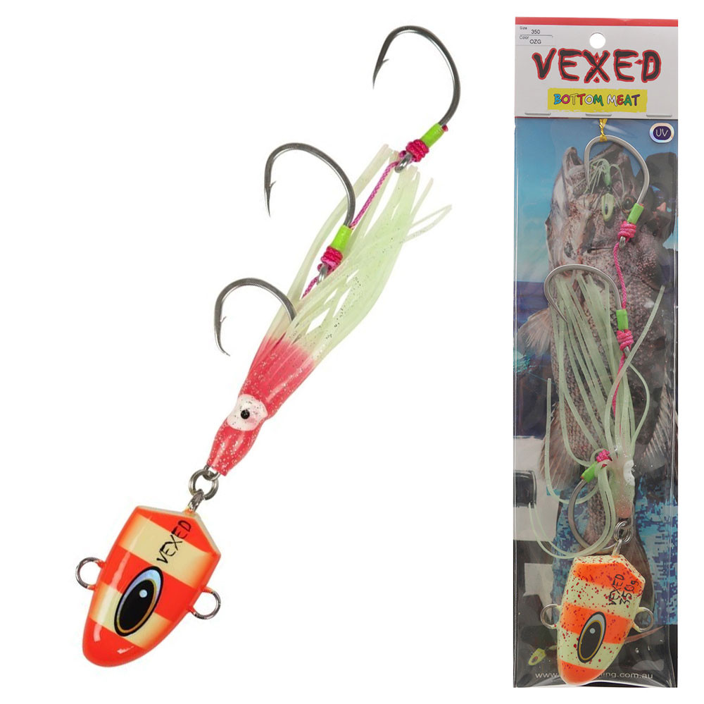 Buy Vexed Bottom Meat Hybrid Jig / Bait Rig 350g Orange Glow online at ...