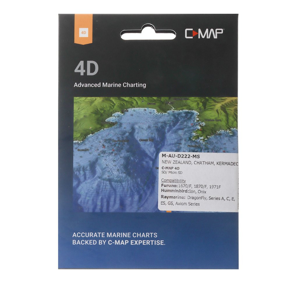 Buy C-MAP 4D MAX Chart Card Wide New Zealand MSD online at Marine-Deals ...