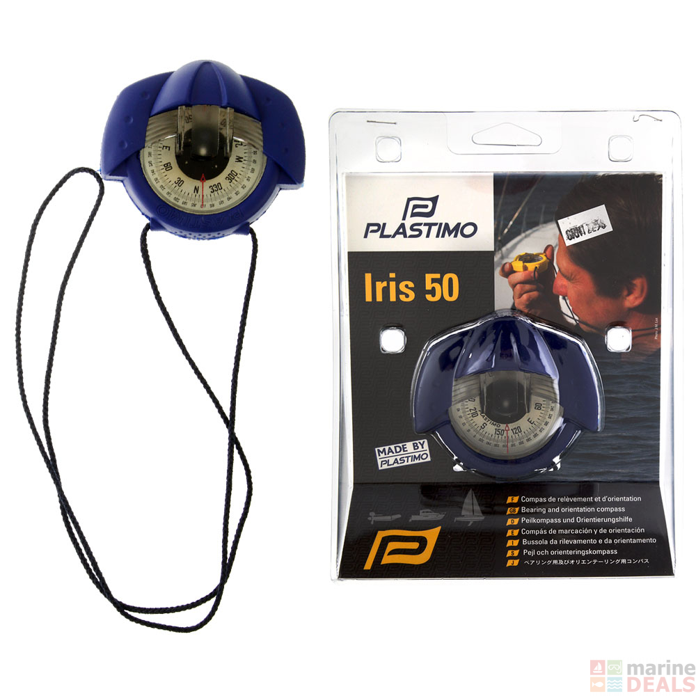 Buy Plastimo Iris 50 Hand Bearing Compass Blue online at Marine-Deals ... Buy Plastimo Iris 50 Hand Bearing Compass Blue online at Marine-Deals ...