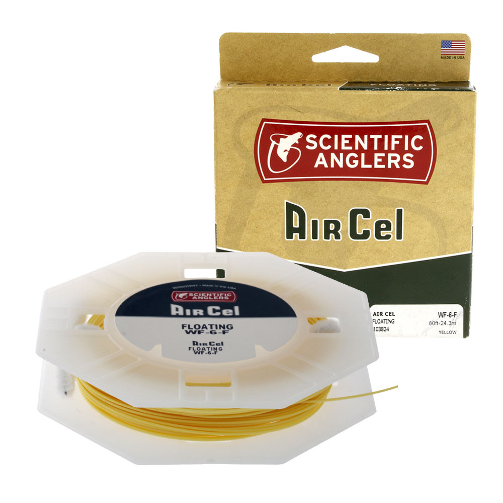 Buy Scientific Anglers AirCel Floating Fly Line WF6 Yellow 24.3m online ...