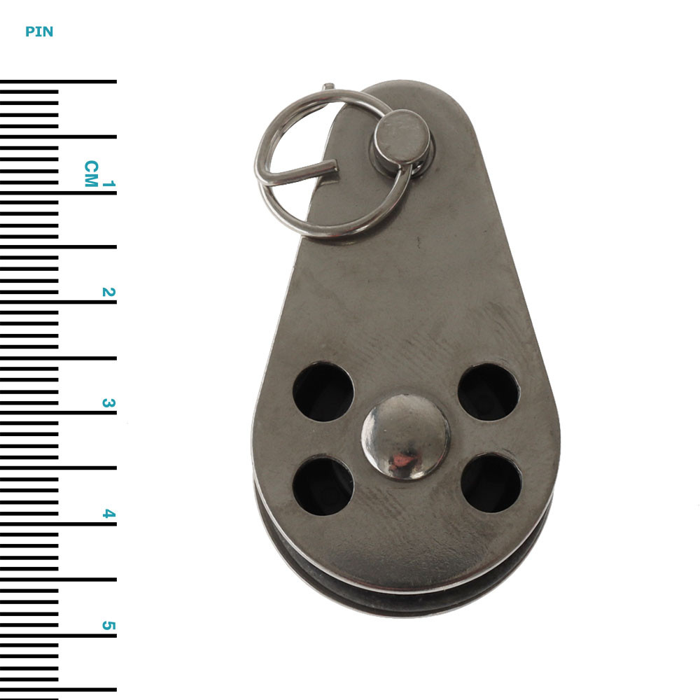 Buy Stainless Steel Single Block with Single Black Nylon Sheave - Pin ...