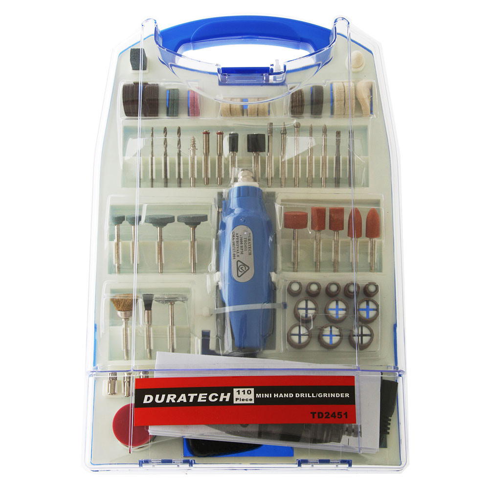 Buy Duratech 110 Piece Rotary Tool Set online at Marine-Deals.com.au
