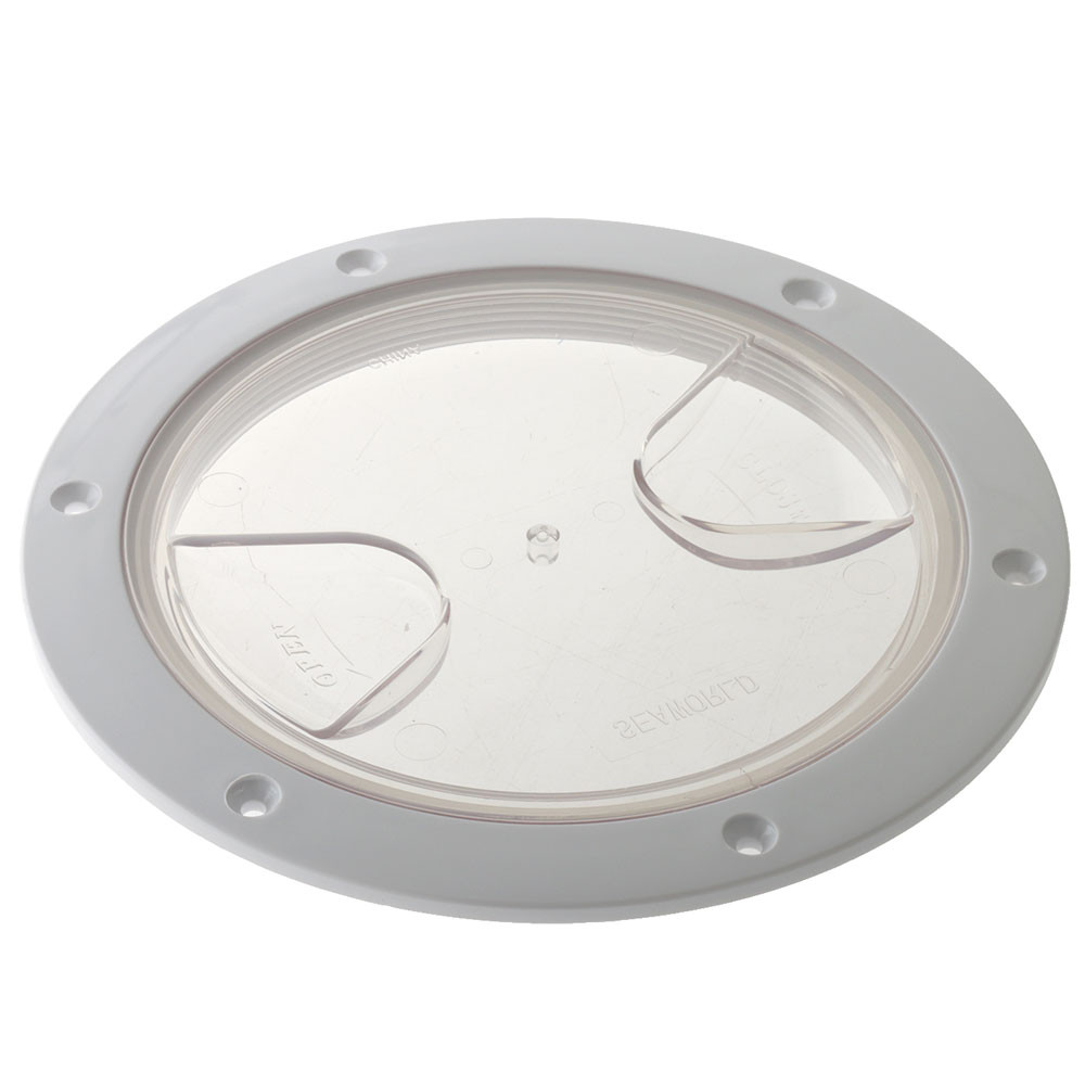 Buy Seaworld Screw Type Clear Deck Plate 6in online at Marine-Deals.com.au