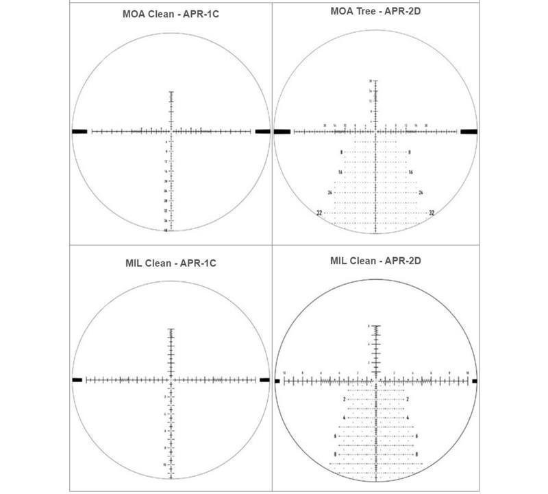 Element Helix 6 24x50 Clean APR-1C MIL Reticle - Optics - Hunting