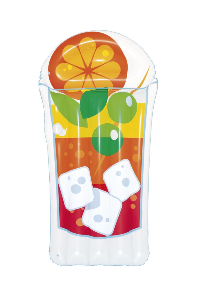 Buy Bestway Tropical Beverage Inflatable Lilo Pool Float Orange online ...