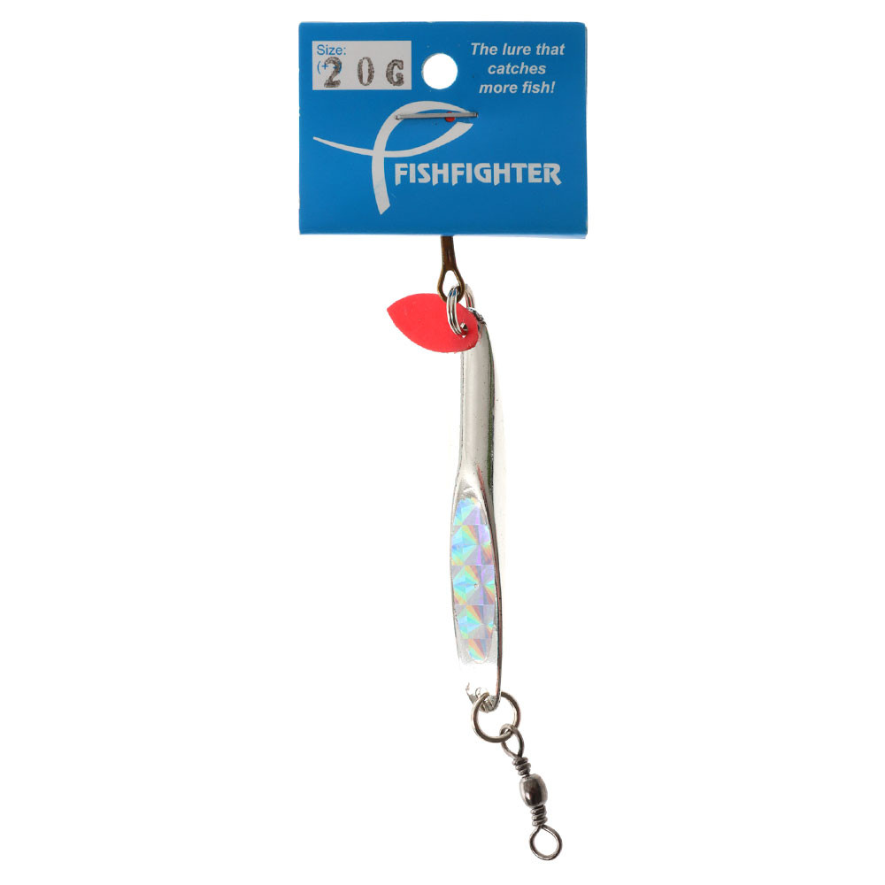 Buy Fishfighter Slender Jig 20g Prism Tape Silver online at Marine ...