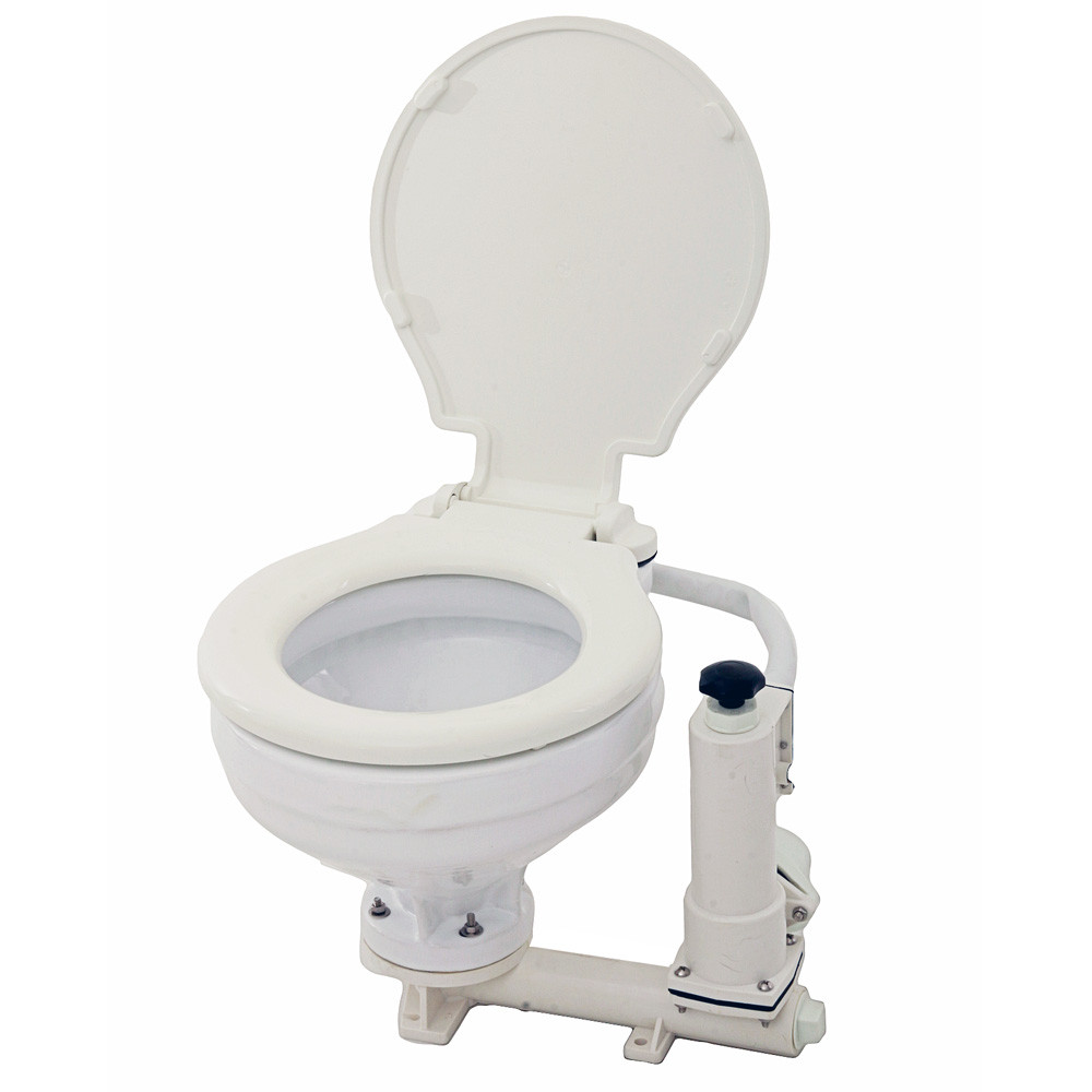 Buy Manual Marine Toilet with Seat and Cover online at Marine-Deals.com.au