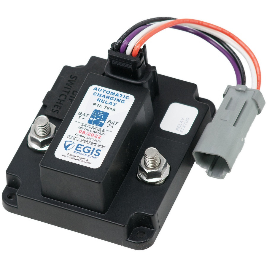 Buy Egis Mobile Electric Automatic Charging Relay Plus 160 A/12 V ...