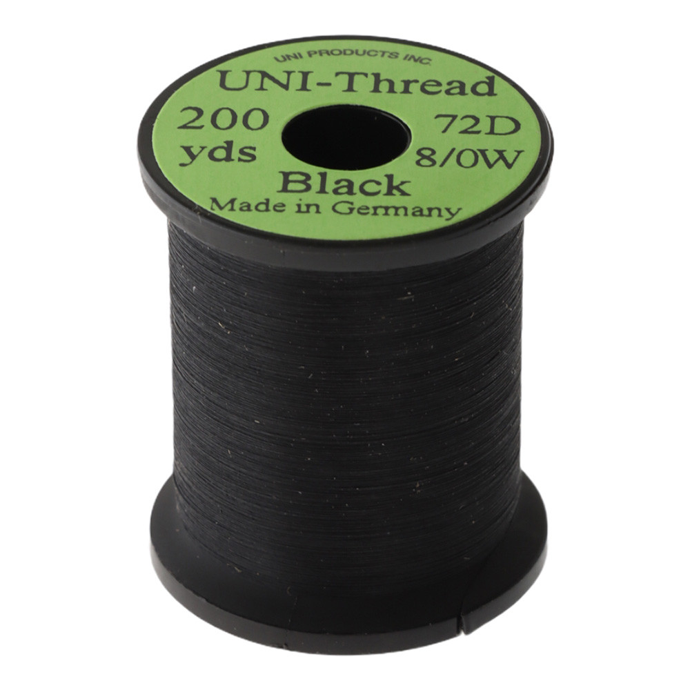 Buy UNI Thread 8/0 200yd Black online at Marine-Deals.com.au